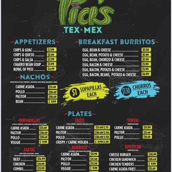 TIA’S TEX MEX - Updated October 2025 - 401 N I-35 Frontage Rd, Valley View, Texas - Mexican ...