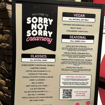 SORRY NOT SORRY CREAMERY - Updated November 2024 - 786 Photos & 465 ...
