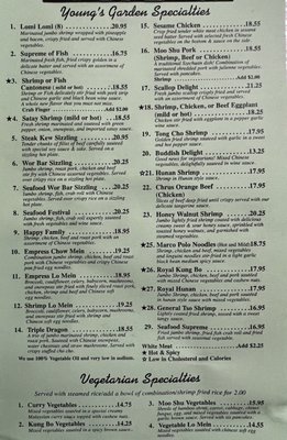 YOUNG’S GARDEN CHINESE RESTAURANT - Updated June 2024 - 52 Photos & 105 ...