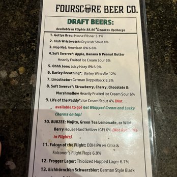 FOURSCORE BEER CO. - Updated January 2026 - 237 Photos & 187 Reviews ...