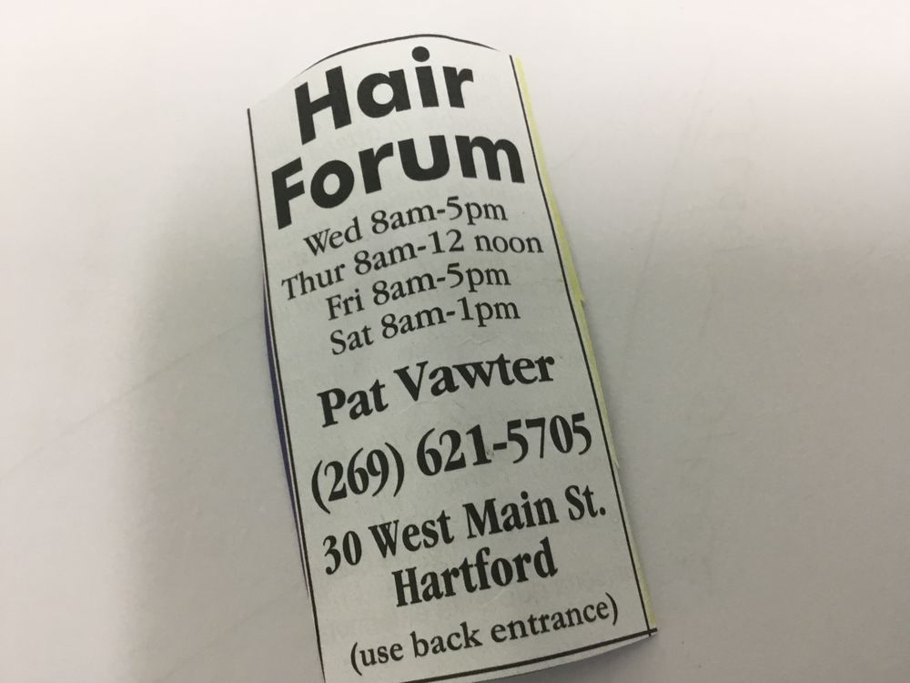 HAIR FORUM - Updated December 2025 - 30 W Main Use Back Entry, Hartford ...