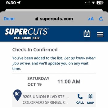 SUPERCUTS Updated February 2025 15 Reviews 9205 Union Blvd Ste 170 Colorado Springs Colorado Hair Salons Phone Number Yelp