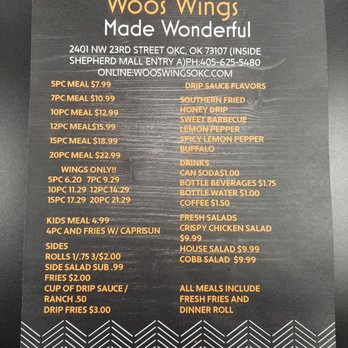 WOO’S WINGS - Updated July 2025 - 36 Photos & 18 Reviews - 1732-A NE ...