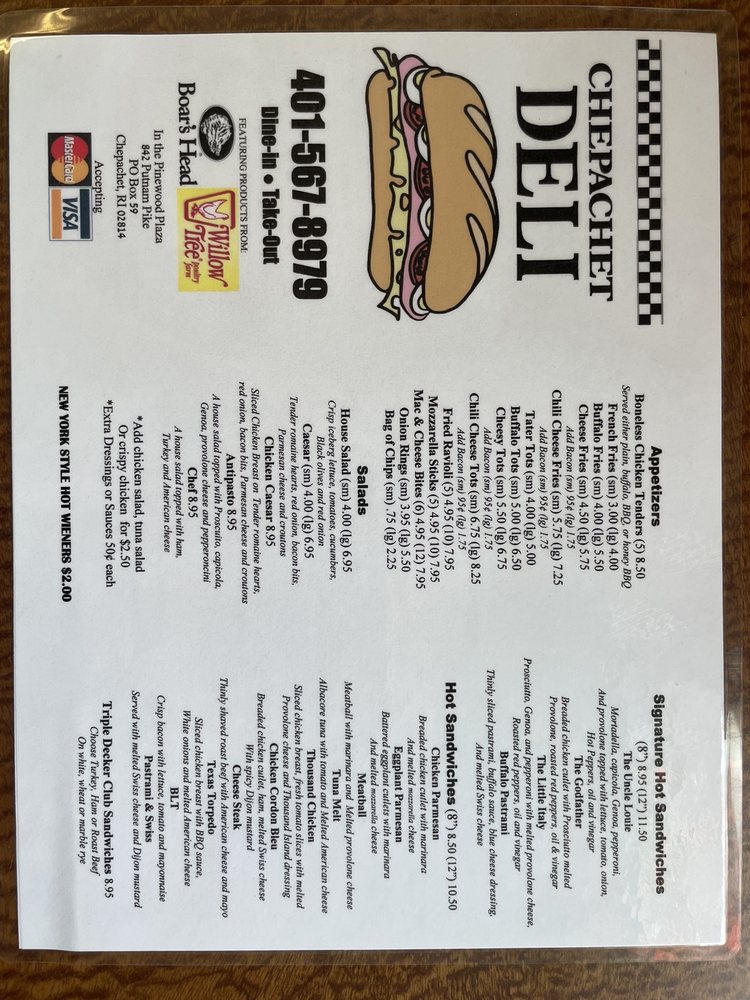 CHEPACHET DELI - Updated May 2024 - 13 Reviews - 842 Putnam Pike ...