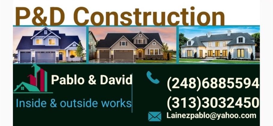 P&D CONSTRUCTION - Updated May 2025 - Request Consultation - Detroit ...