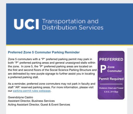 UCI TRANSPORTATION & DISTRIBUTION SERVICES - Updated September 2025 ...