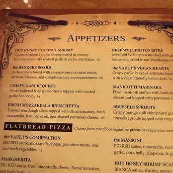 THE VAULT RESTAURANT - Updated May 2025 - 301 Photos & 109 Reviews ...