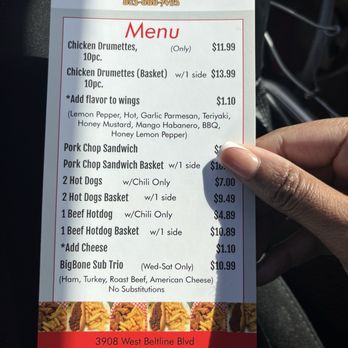 BIG BONE TAKE OUT - Updated December 2025 - 17 Photos & 21 Reviews ...