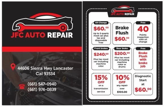 JFC AUTO REPAIR - Updated July 2025 - 44430 Sierra Hwy, Lancaster ...