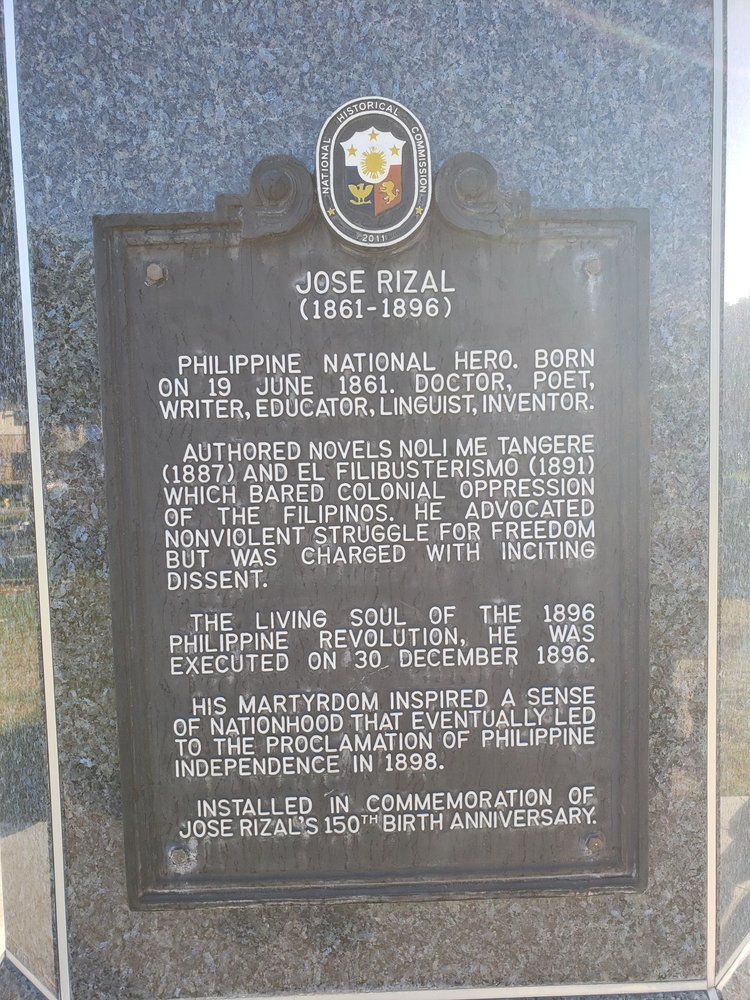 JOSE P RIZAL MONUMENT - Updated October 2025 - 701 E Carson St, Carson ...