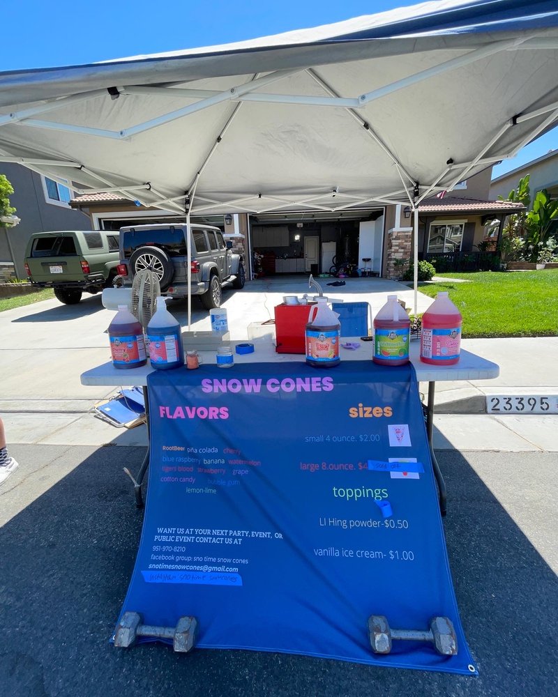 SNO TIME SNOW CONES - Updated July 2025 - Murrieta, California - Shaved ...