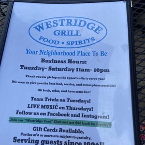WESTRIDGE GRILL - 56 Photos & 79 Reviews - 3639 Sunset Ave, Rocky Mount ...