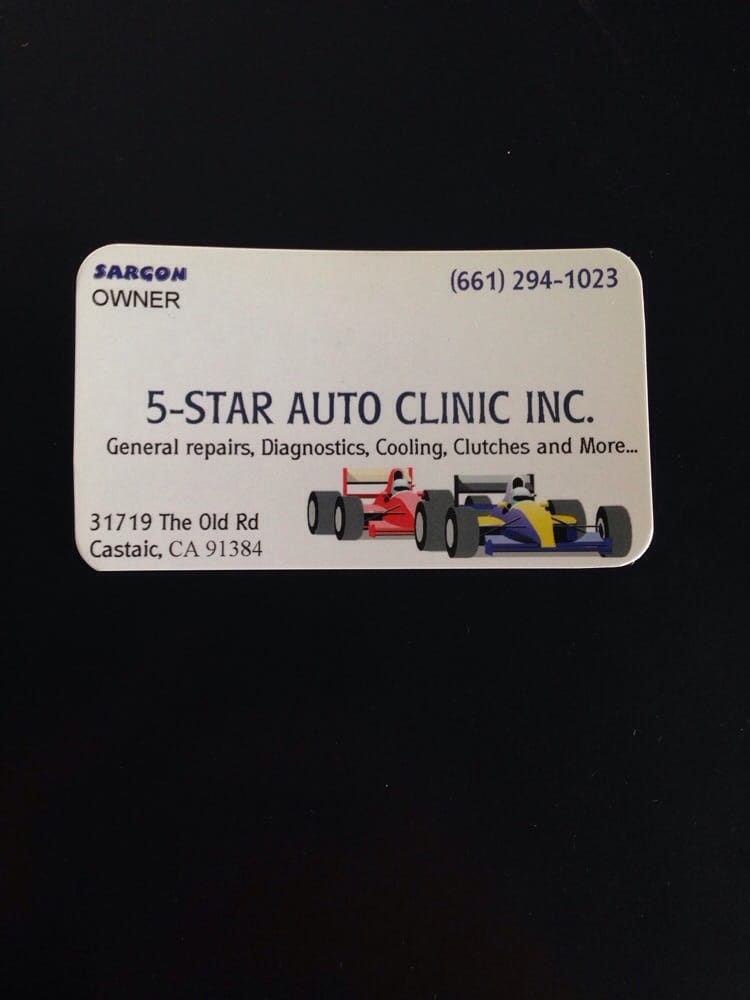 FIVE STAR AUTO CLINIC - Updated December 2025 - 32 Reviews - 31719 The ...