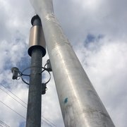 GIANT ALUMINUM BASEBALL BAT - 97 Street and 118 Avenue, Edmonton ...