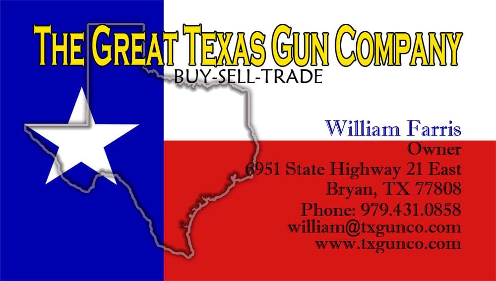THE GREAT TEXAS GUN COMPANY - Updated December 2025 - 6951 State Hwy 21 ...