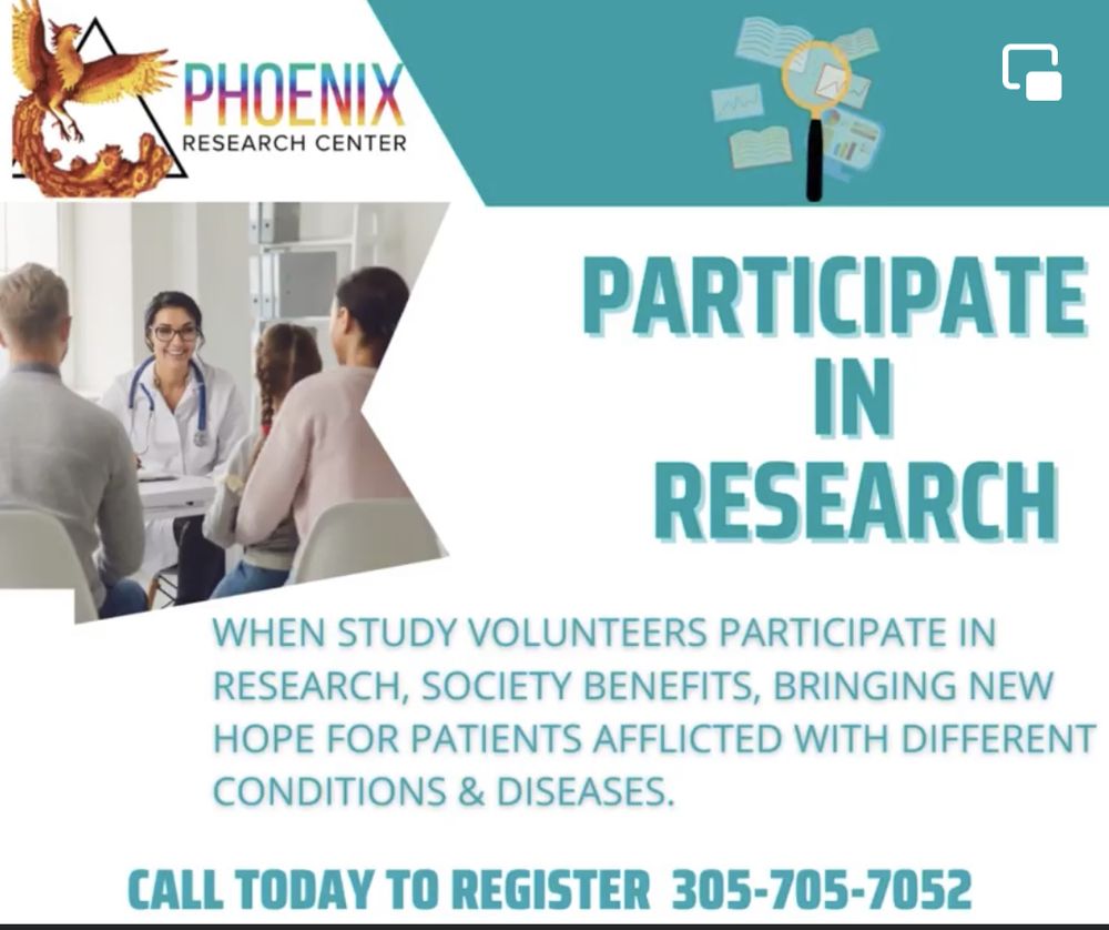 PHOENIX RESEARCH CENTER - 14335 SW 120th St, Miami, Florida - Walk-in ...