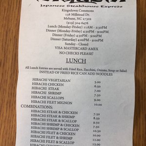 HIBACHI JAPANESE STEAKHOUSE EXPRESS - 26 Photos & 34 Reviews - 138 ...