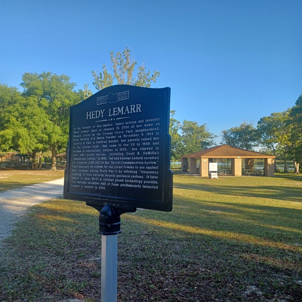 HEDY LEMARR HISTORICAL MARKER - Updated August 2024 - 973 Wesson Dr ...