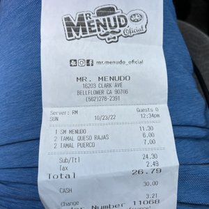 MR MENUDO OFICIAL - BELLFLOWER - 59 Photos & 68 Reviews - 16203 Clark ...