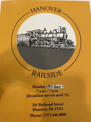 HANOVER RAILSIDE FAMILY DINNER - Updated December 2025 - 20 Reviews ...
