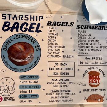 STARSHIP BAGEL - Updated October 2024 - 115 Photos & 104 Reviews - 1108 ...