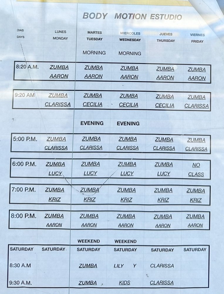 BODY MOTION ZUMBA FITNESS - Updated October 2025 - 13 Photos & 10 ...