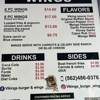 VIKINGS BURGER & WINGS - Updated December 2025 - 14 Photos & 16 Reviews - 7549 Alondra Blvd ...