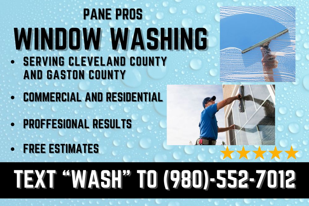 PANE PROS WINDOW WASHING - Request a Quote - Kings Mountain, North ...