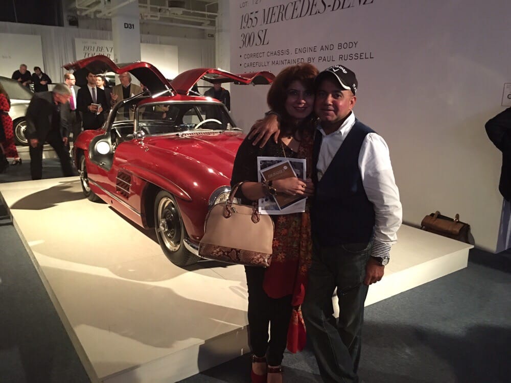 Mr & Mrs Peter Kumar with their Gullwing in NYC - Yelp