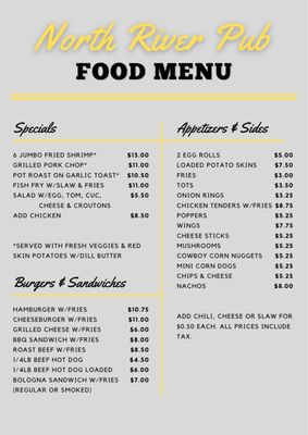 NORTH RIVER PUB - Updated December 2025 - 11 Photos - 7001 Middle ...