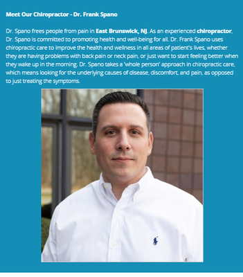 FRANK SPANO, DC - CORE SPINE & WELLNESS - Updated October 2025 - 31 ...