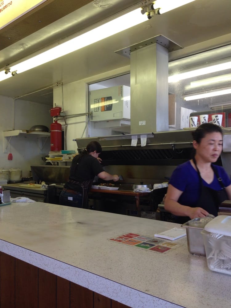 I think It's cool to see them cook your food. - Yelp