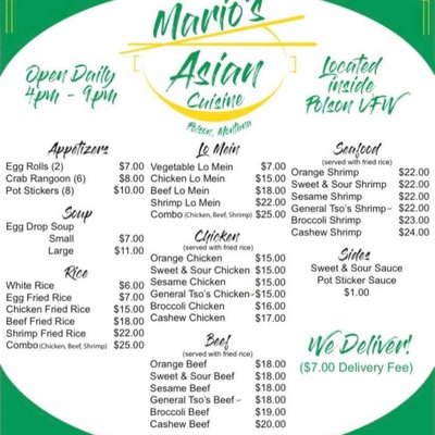 MARIO’S ASIAN CUISINE - Updated September 2025 - Polson, Montana - Food ...