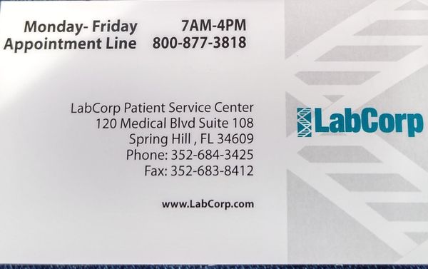 LABCORP - Updated January 2026 - 12 Photos & 18 Reviews - 120 Medical ...