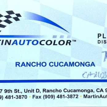 MARTIN AUTO COLOR - RANCHO CUCAMONGA - Updated December 2025 - 18 ...
