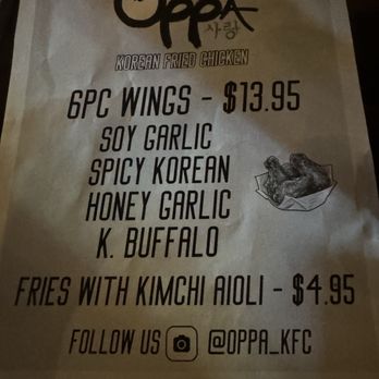 OPPA KOREAN FRIED CHICKEN - Updated June 2025 - 33 Photos & 30 Reviews ...