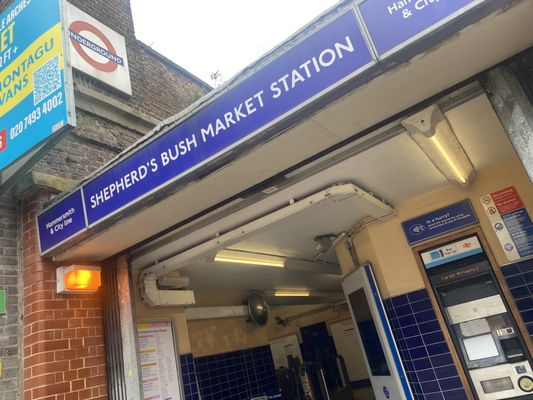 SHEPHERD’S BUSH MARKET TUBE STATION - Updated June 2024 - Shepherd's ...