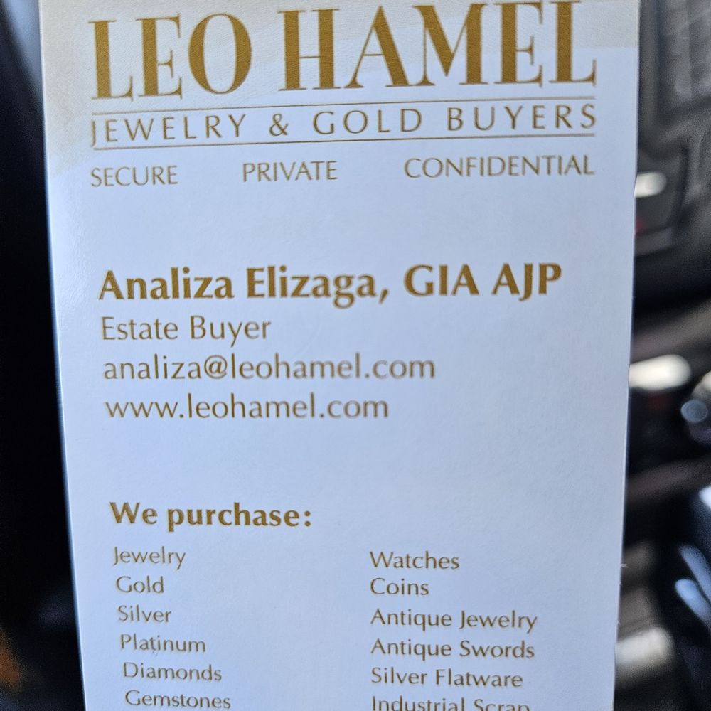 LEO HAMEL JEWELRY BUYERS - SAN DIEGO - Updated February 2025 - 130 ...