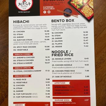MOSA HIBACHI & SUSHI - Updated August 2025 - 15 Photos & 14 Reviews ...