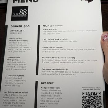 LOT 88 STEAKHOUSE & BAR - Updated June 2026 - 2020 Appleby Line ...