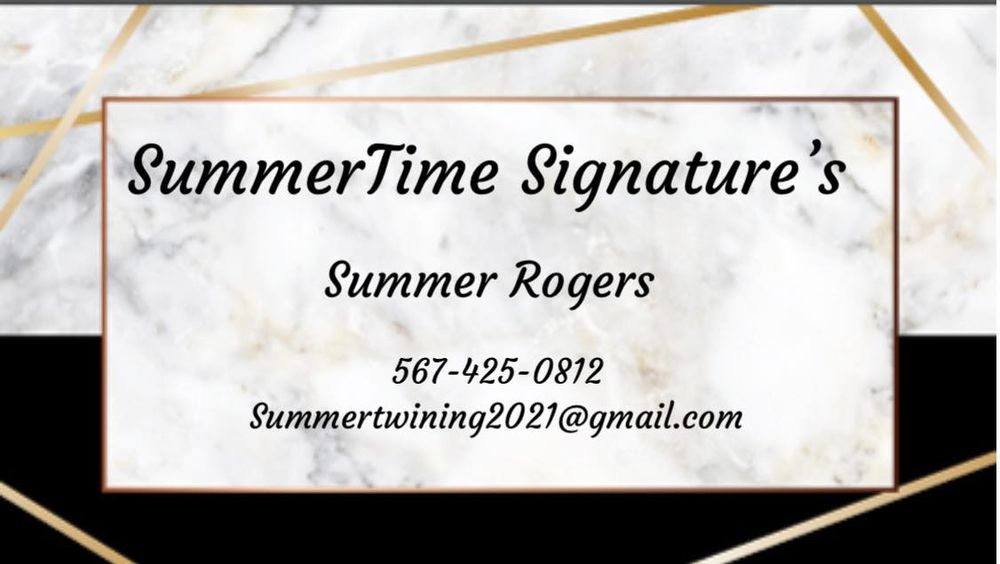 SUMMERTIME SIGNATURE’S - Updated August 2025 - Request a Quote - Lima ...