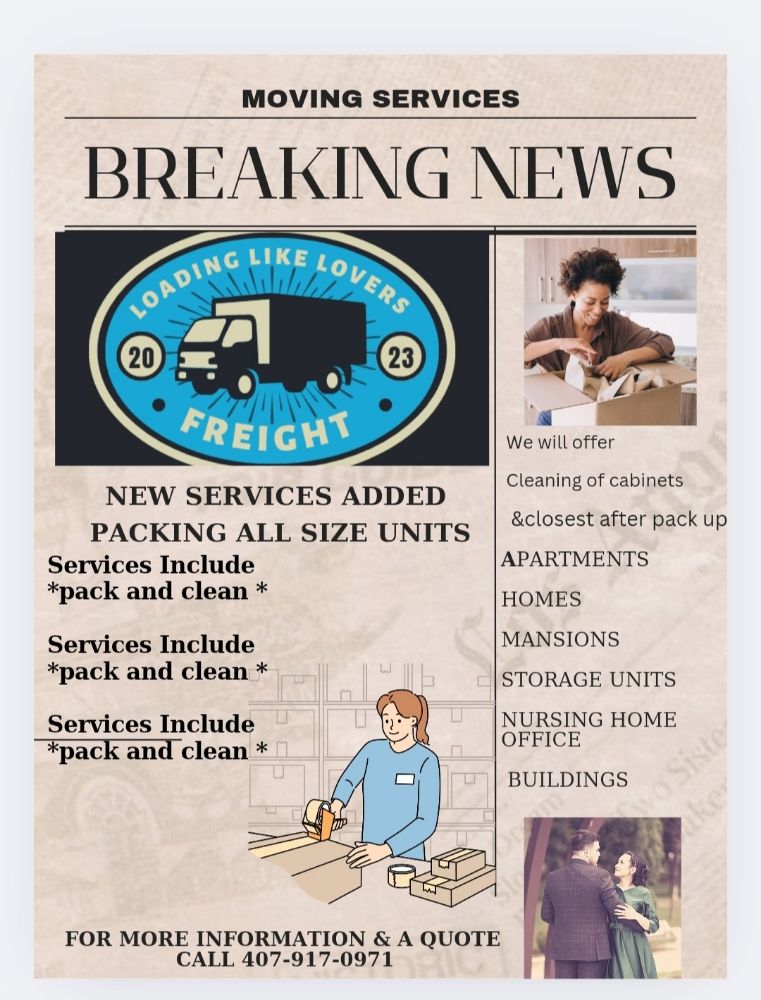 LOADING LIKE LOVERS FREIGHT - Updated September 2025 - Request a Quote - 2500 Garden St ...