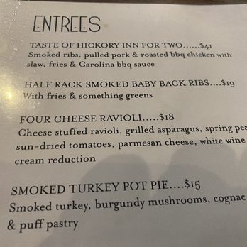 TABLE AT THE HICKORY INN - Updated September 2025 - 86 Photos & 91 ...