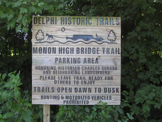 Monon High Bridge Trail, 1030 N Washington St, Delphi, IN, Parks - MapQuest