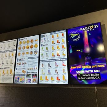 FACTORY TEA BAR - SAN GABRIEL - Updated January 2025 - 2461 Photos ...