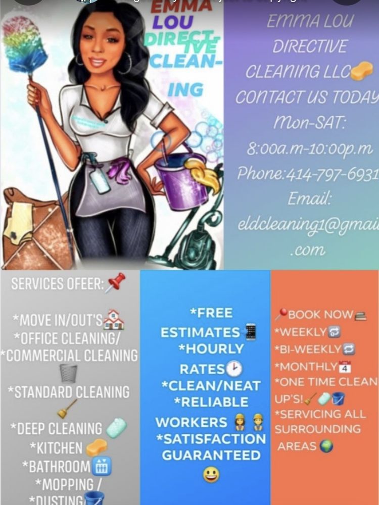 EMMA LOU DIRECTIVE CLEANING - Updated May 2025 - Milwaukee, Wisconsin ...