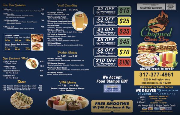 CHOPPED CHEESE BOYS - Updated October 2025 - 1520 N Arlington Ave ...