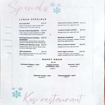 KOS RESTAURANT - Updated May 2026 - 121 Photos & 121 Reviews - 61 ...
