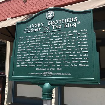 LANSKY BROS - Updated October 2025 - 17 Photos - 126 Beale St, Memphis ...