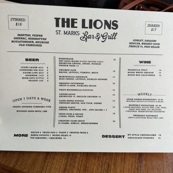 THE LION’S BAR & GRILL - Updated December 2024 - 125 Photos & 25 ...